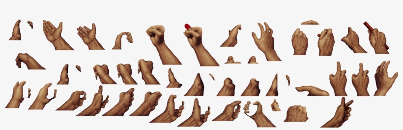 [request] Feminine Hand Sprites - Zdoom Blood Hands Sprites - 1329x373 ...