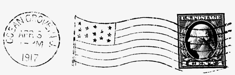 Old Stamp Png - Vintage Postage Stamp Png - 1113x343 PNG Download - PNGkit