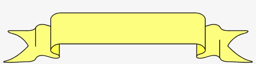 Blank Yellow Banner - 958x193 PNG Download - PNGkit