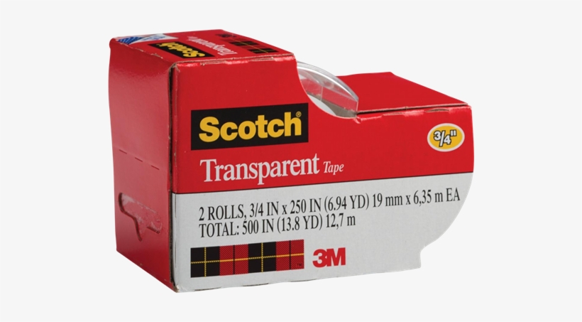 Scotch Transparent 3/4" Tape - Scotch Transparent Tape Transparent, 0. ...