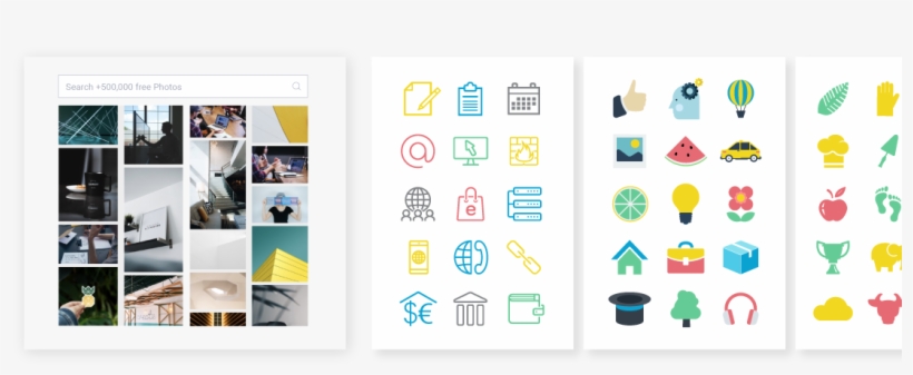 Visme Gives You A Ton Of Graphic Assets In One Place - Graphic Design ...