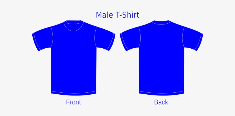Download Transparent T Shirt Vector Blue - PNGkit
