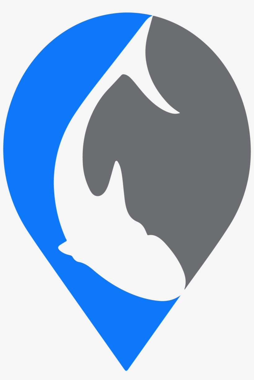 Download Transparent Location Drop Color - Crescent - PNGkit