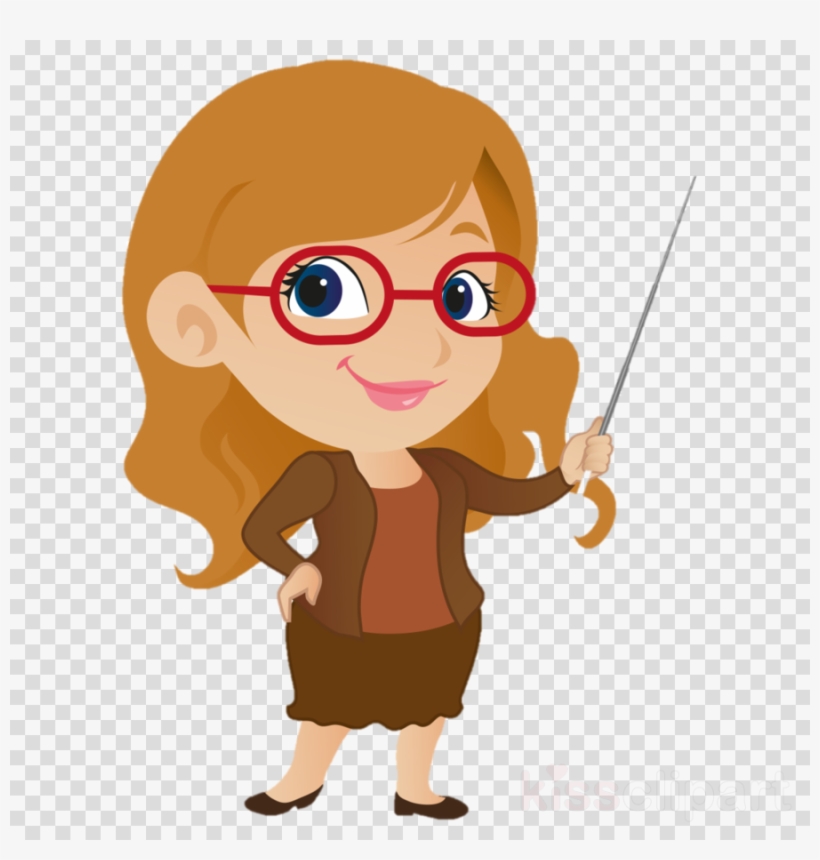Education School Image Transparent Teacher Cute Teacher - Picsart Png ...