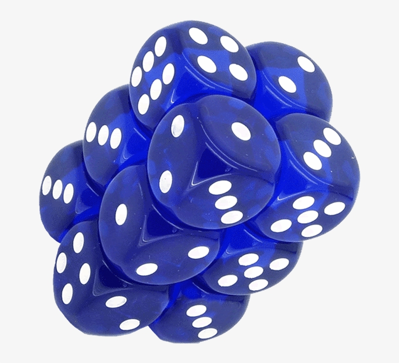 Translucent16mmd6-blue5 - Dice Game - 709x709 PNG Download - PNGkit