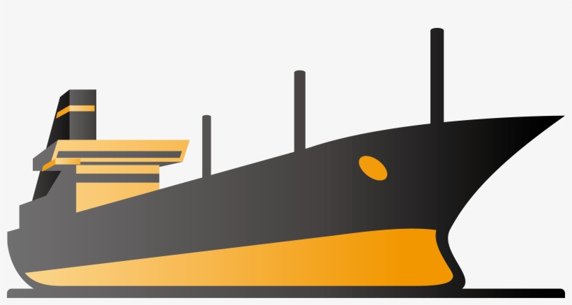 Download Transparent Cartoon Ship - Cartoon Cargo Ship - PNGkit