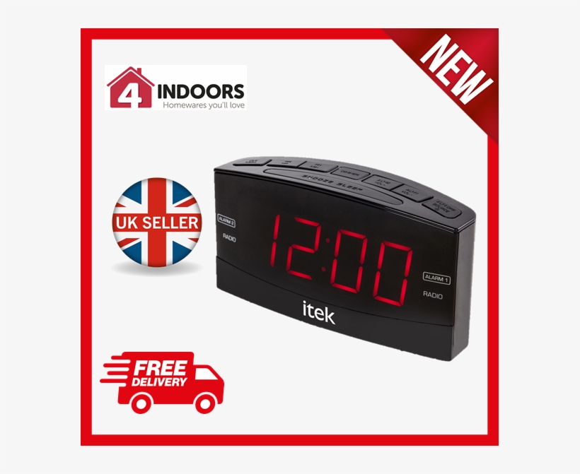 Itek I61007 Senior Big Button Jumbo Led Alarm Clock - Toaster - 591x591 ...