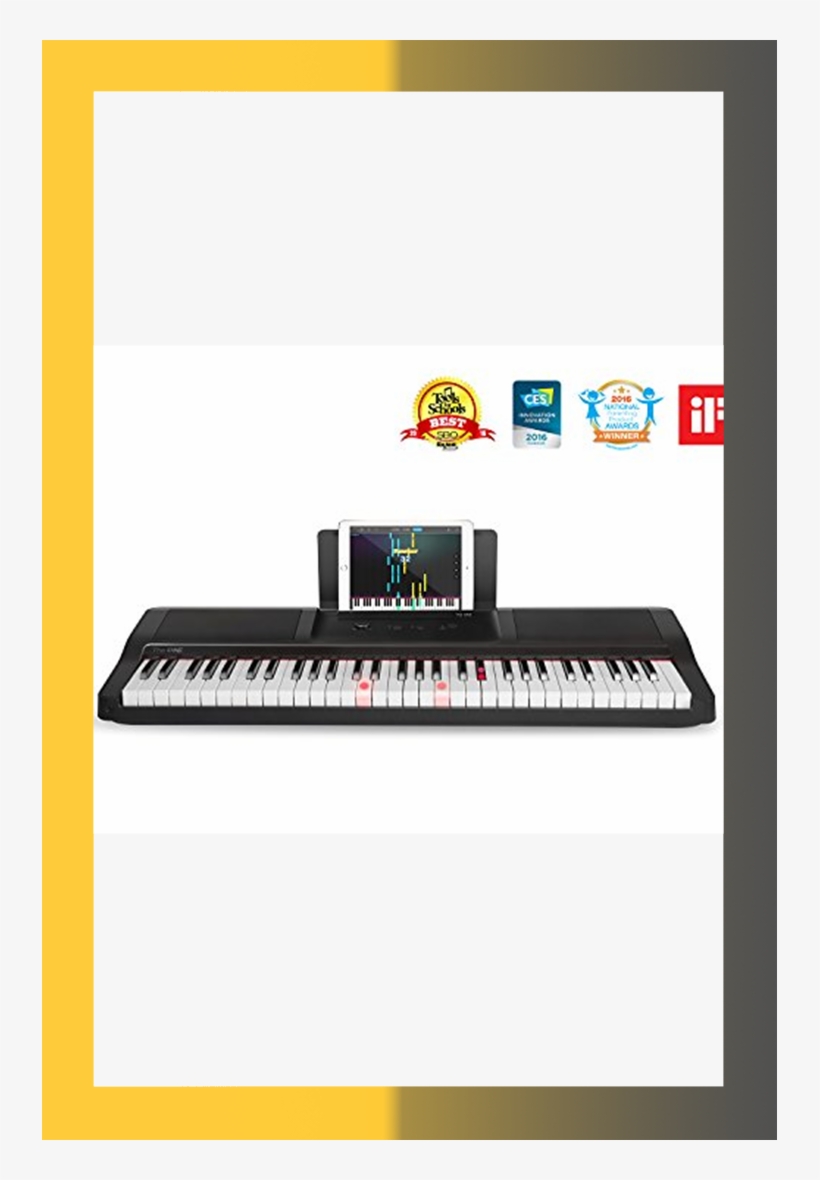 The One Smart Piano Keyboard With Lighted Keys, Electric - One Light ...