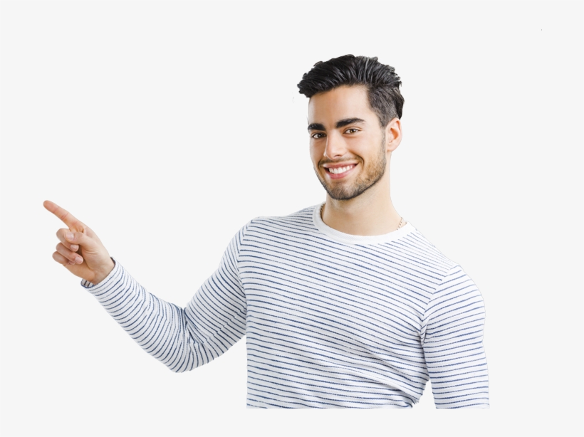 Download Transparent Guy-pointing - Photo Shoot - PNGkit