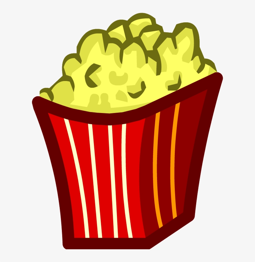 Popcorn Emoticon - Png - Club Penguin - 616x764 PNG Download - PNGkit