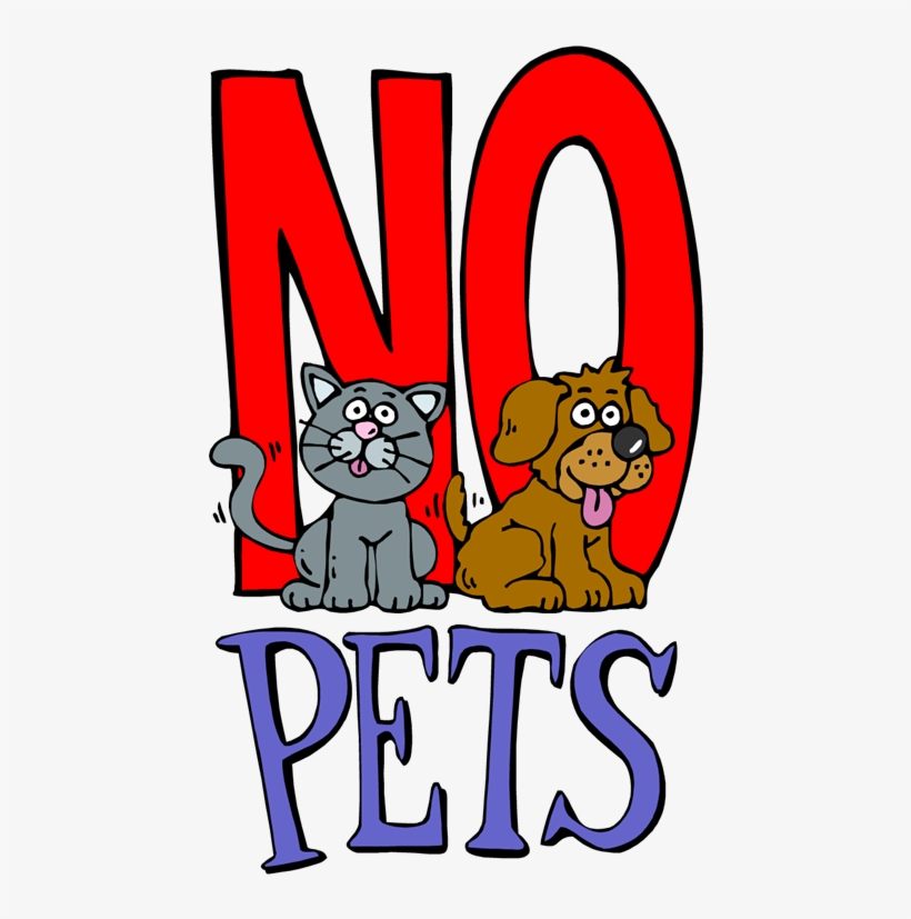 Animal Volunteer Clip Art Cliparts - No Pets Allowed - 463x750 PNG ...