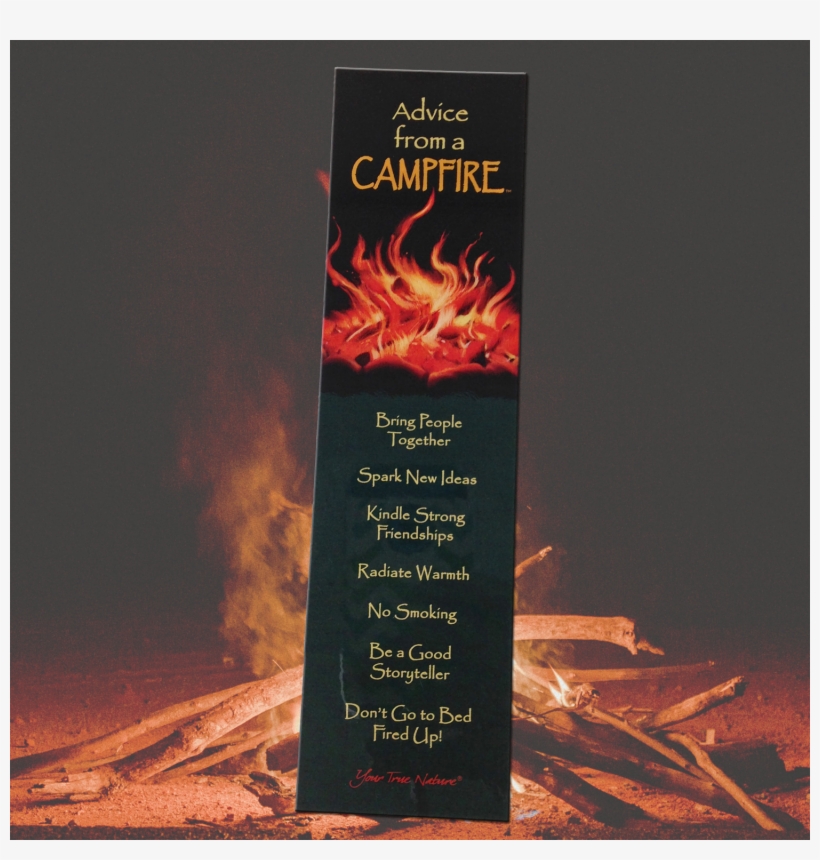 Advice From A Campfire Bookmark - 5x10 Wood Sign Advice From A ...