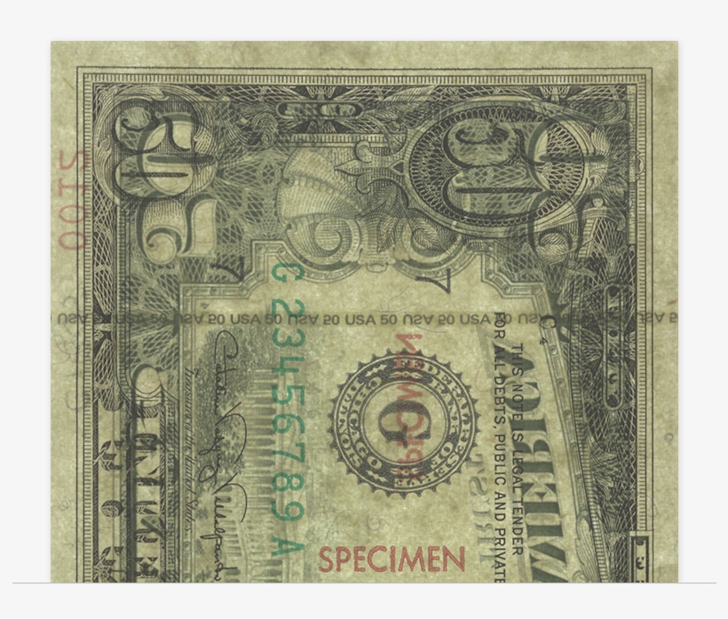 1990 $50 Thread - 1990s Us Dollar Notes - 837x651 PNG Download - PNGkit