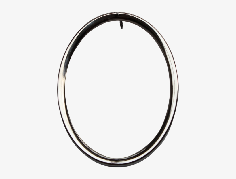 Oval Silver Frame - Silver - 540x540 PNG Download - PNGkit