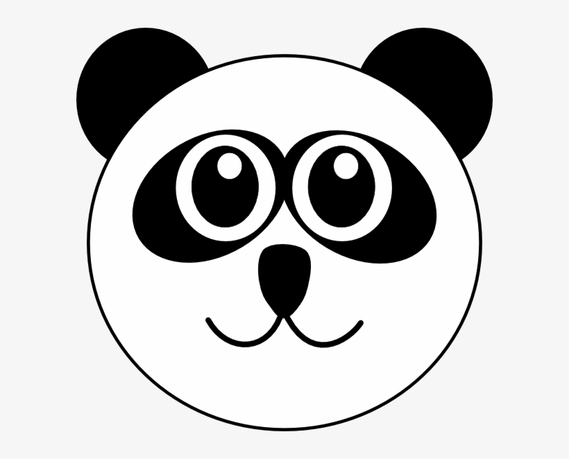 Panda Head Clipart - 600x582 PNG Download - PNGkit