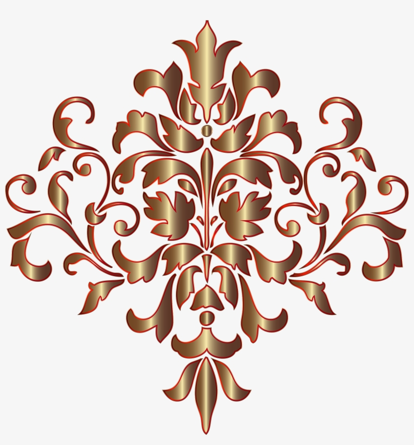 Festive Damask Design No Background Icons Png Free - 2232x2297 PNG ...