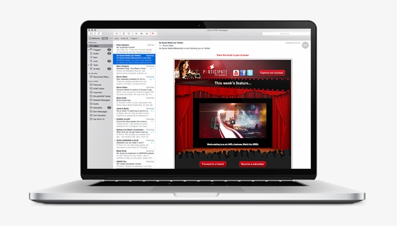 Image Of A Thirdeye Email In Mac Mail - Badger Liquor - 700x386 PNG ...