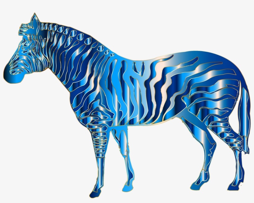 Clipart Zebra Blue Zebra - Blue Zebra Png - 2322x1743 PNG Download - PNGkit