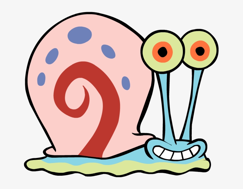 Vector Free Snail Clipart Gary - Gary From Spongebob - 657x559 PNG ...
