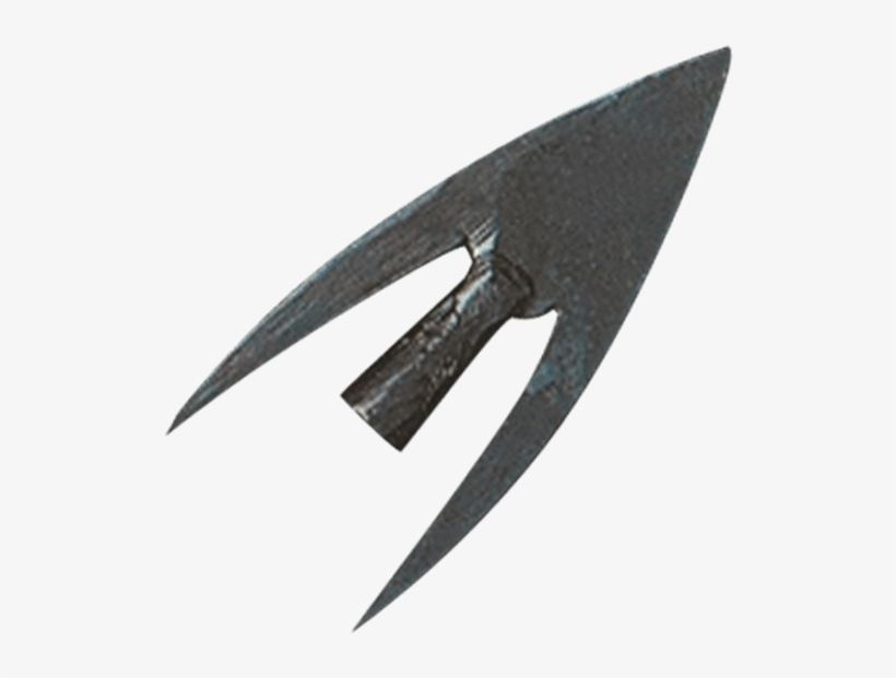 Barbed Broadhead Arrowhead - Medieval Arrowhead - 555x555 PNG Download ...