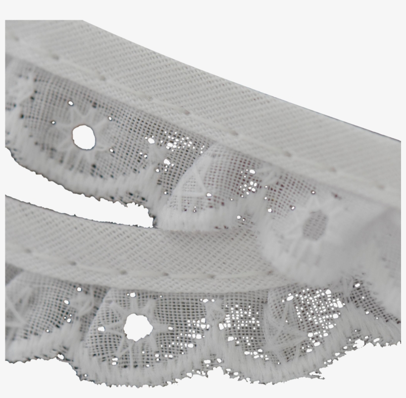 Vintage Eyelet Lace Trim White Ruffled Edging Pulled - Lace - 2048x2048 ...