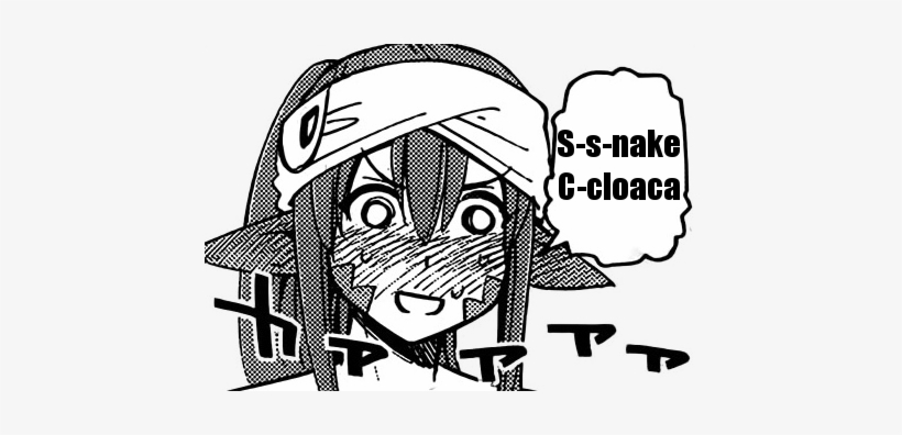 S S Nake C Cloaca Snakes Black Black And White Mammal - Monster Musume ...