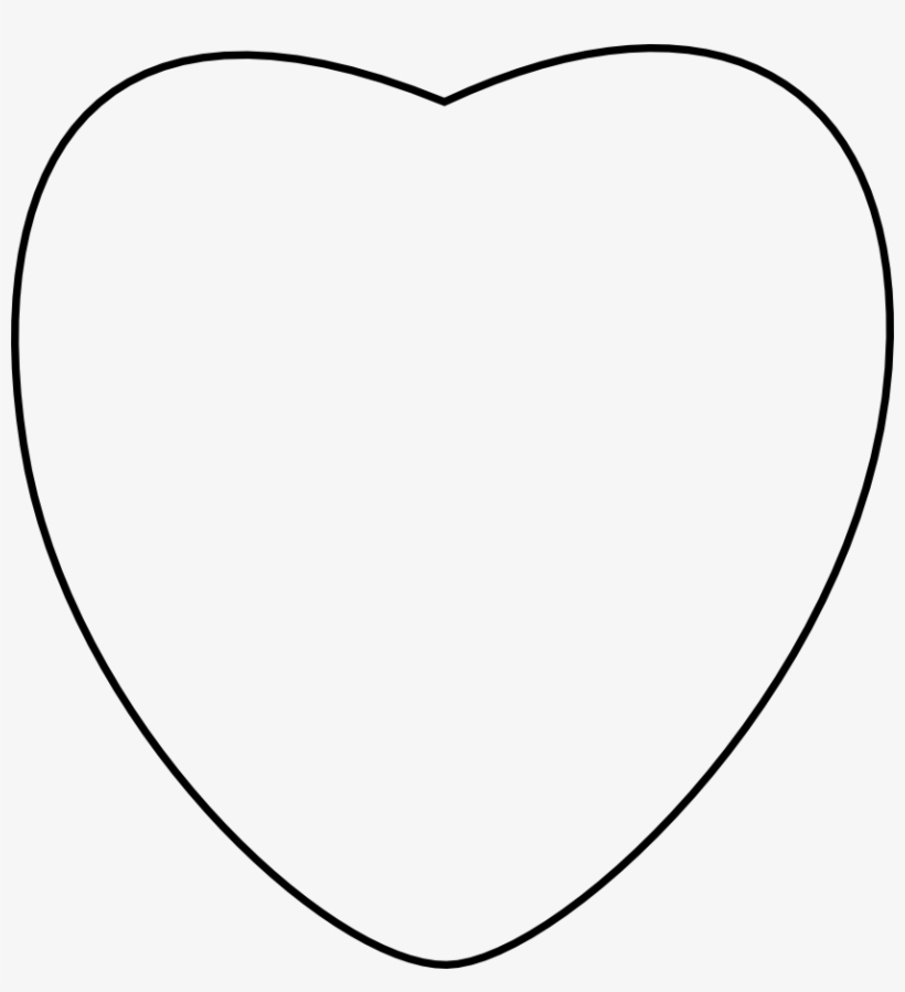 Blank Conversation Heart Digital Stamp - Drawing - 836x876 PNG Download ...