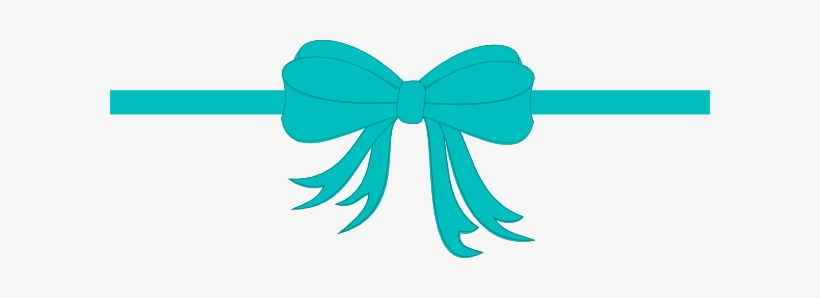 Turquoise Clipart Present - Turquoise Bow Clip Art - 600x218 PNG ...