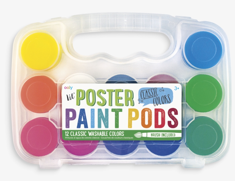 Lil' Poster Paint Pods - Lil Paint Pods - Poster Paint - Neon & Glitter ...