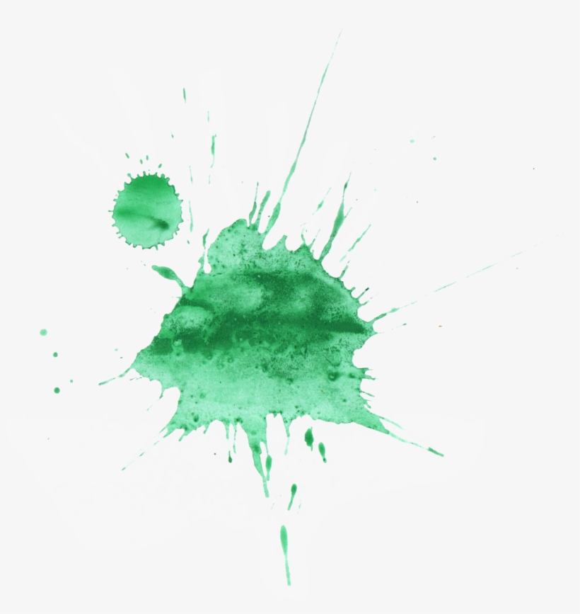 16 Green Watercolor Splatter - Watercolour Splat Png Green - 1015x1024 ...