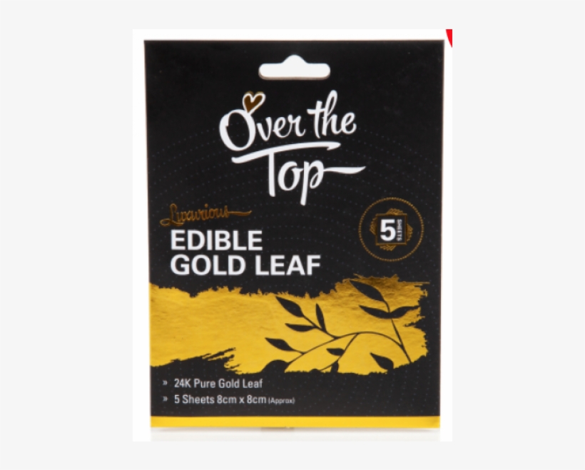 Over The Top Gold Leaf 24k Transfer - Ott Buttercream Icing Green 425g ...