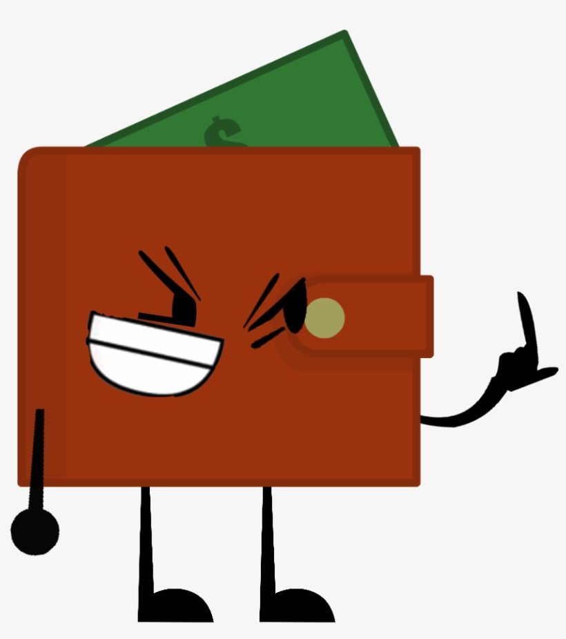 Object Terror Wallet - Bfdi Wallet - 835x903 PNG Download - PNGkit