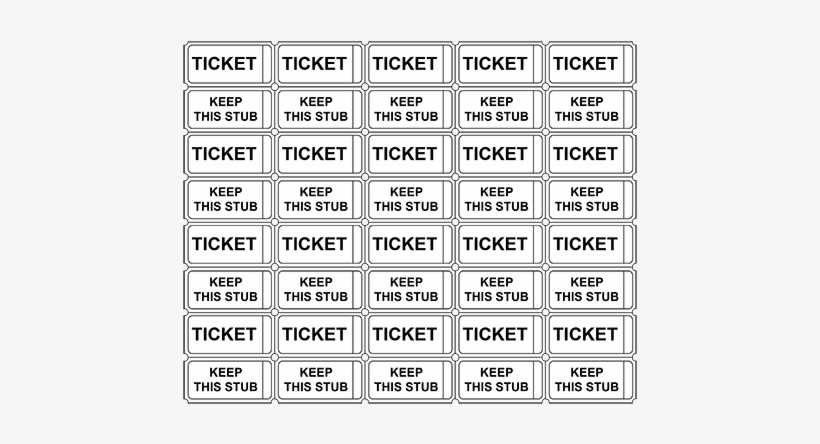 Download Transparent Raffle Ticket Templates Tim's Printables - Number ...