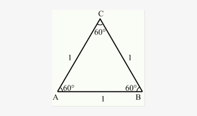 Equilateral Triangles Unit - Equilateral Triangle - 420x438 PNG ...