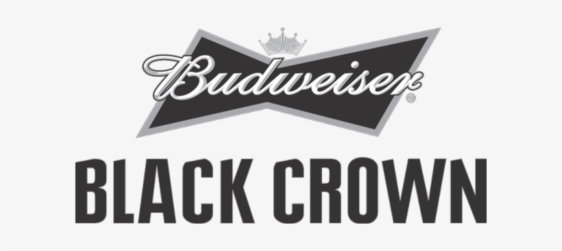 Budweiser Crown - Budweiser Black Crown Logo - 600x286 PNG Download ...