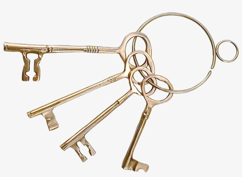 Key Clipart Jail - Keys Png - 900x636 PNG Download - PNGkit