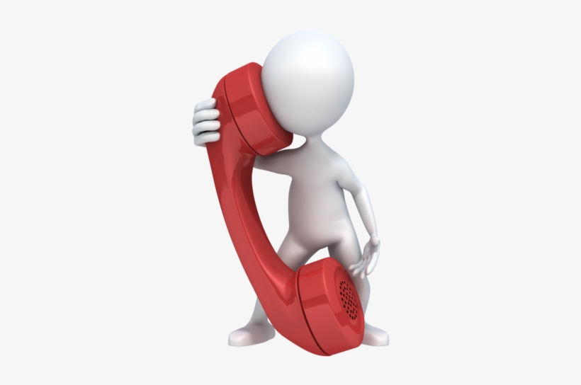 Callus - Talk On The Phone Png - 375x500 PNG Download - PNGkit