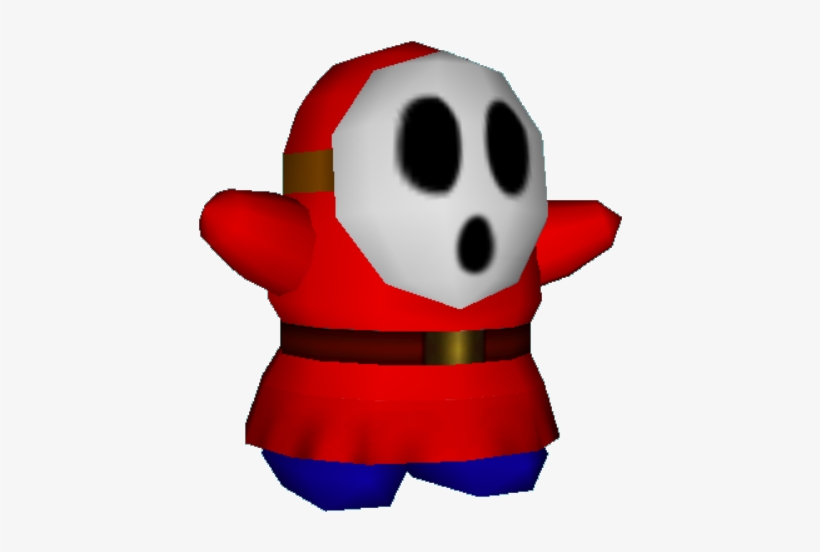 Download Zip Archive - Mario Tennis 64 Shy Guy - 750x650 PNG Download ...