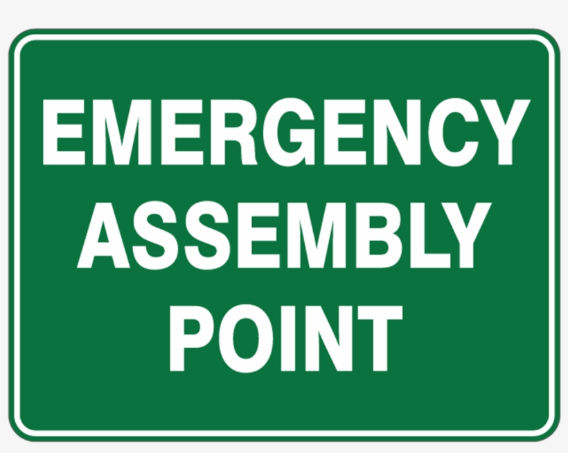 600mm X 450mm - Assembly Point Sign Board - 965x965 PNG Download - PNGkit