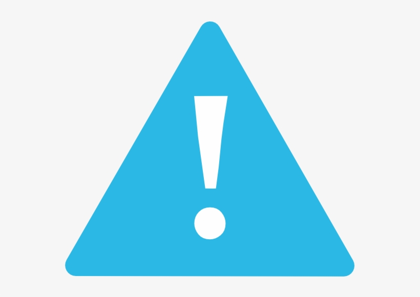 How To Set Use Light Blue Warning Sign Svg Vector - 600x534 PNG ...