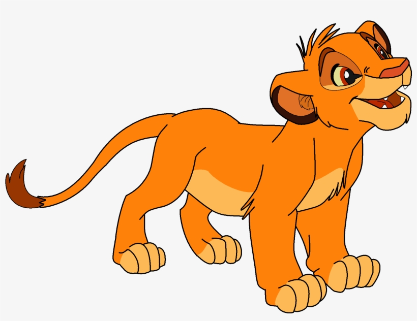 Cartoon Lion Cub Png Transparent Images Pluspng - Simba Transparent ...