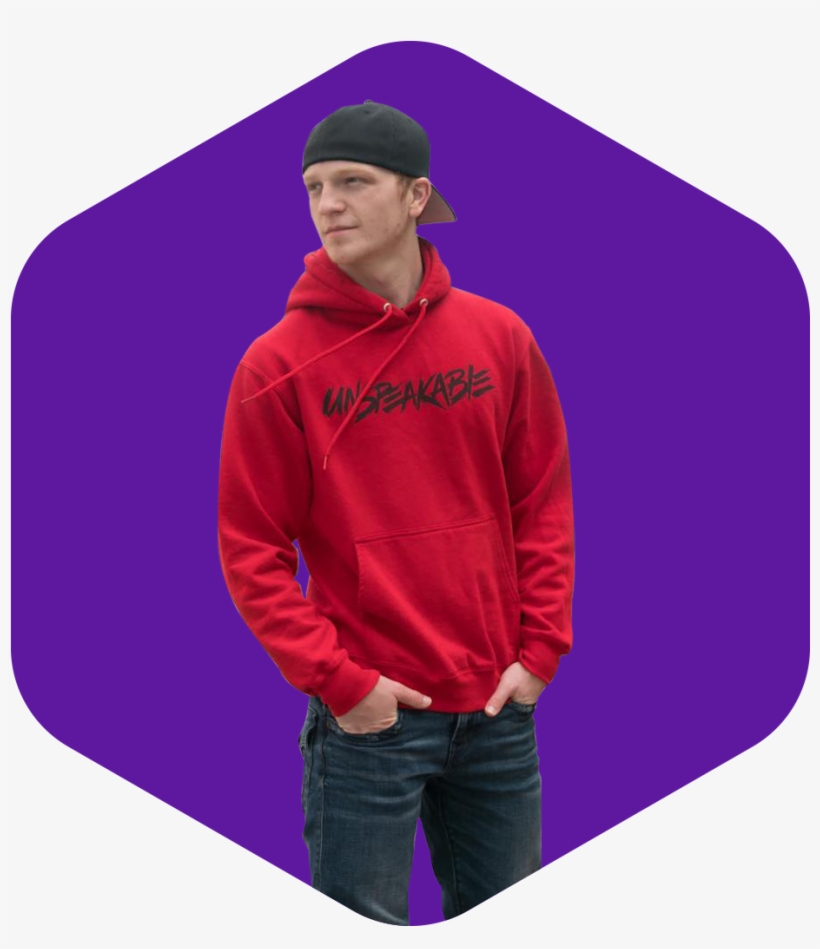 Download Transparent Unspeakable Gaming - Hoodie - PNGkit