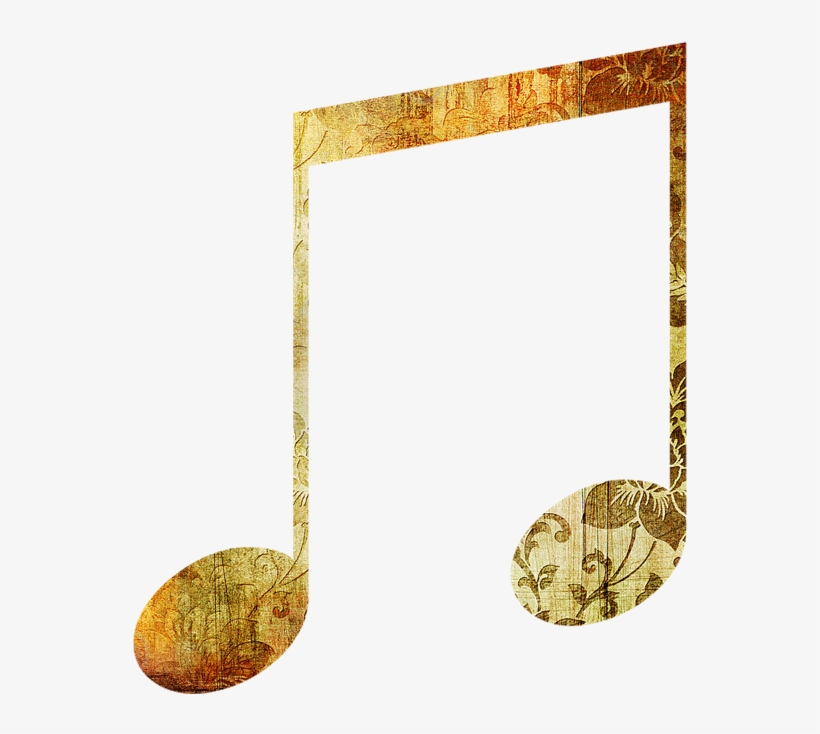 Notas Musicales Doradas Png Nota Musical Dorada PNG Imágenes Y
