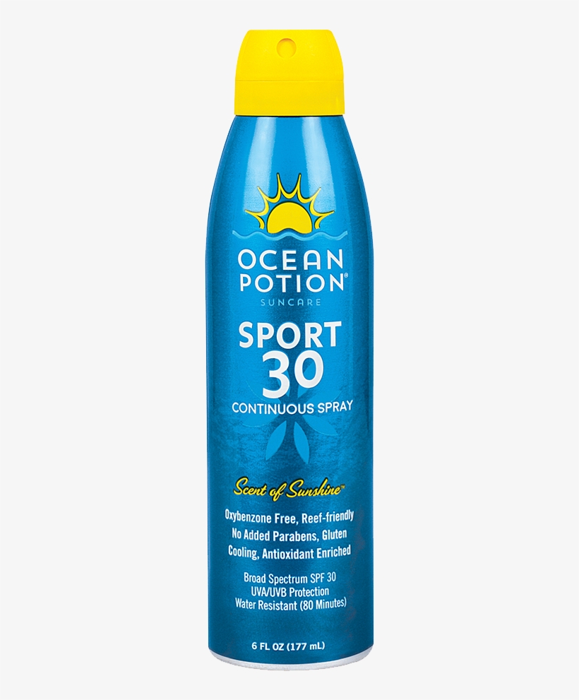 Ocean Potion Sport Spf 30 Continuous Spray 6 Oz - Oxybenzone Free Spray Sunscreen - 1000x1000 ...