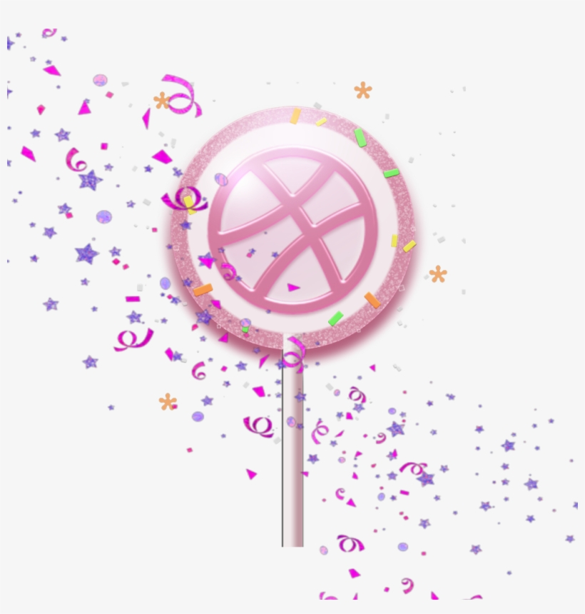 Mq Pink Lollipop Candy Confetti - Candy - 1024x1024 PNG Download - PNGkit