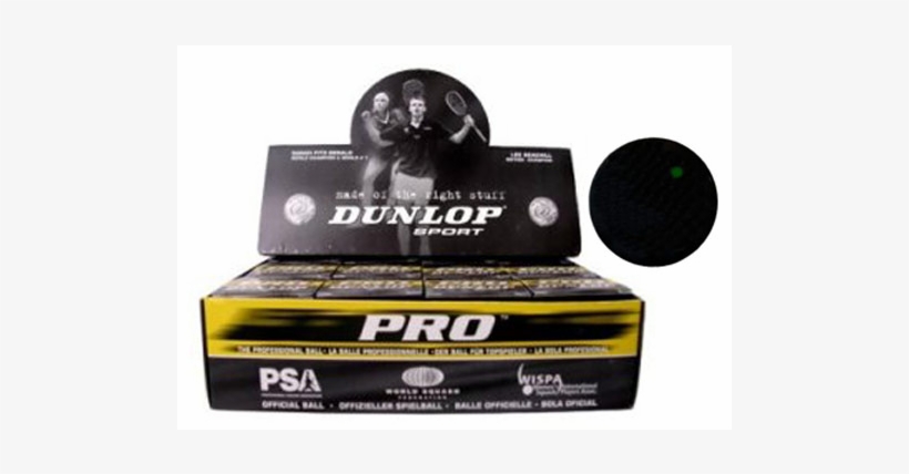 Dunlop Pro High Altitude Squash Ball Green Dot 1 Dozen - Dunlop Pro ...