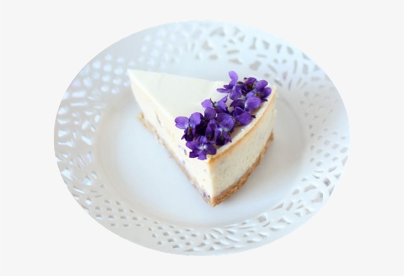 Cheesecake Flower Decoration - 603x480 PNG Download - PNGkit