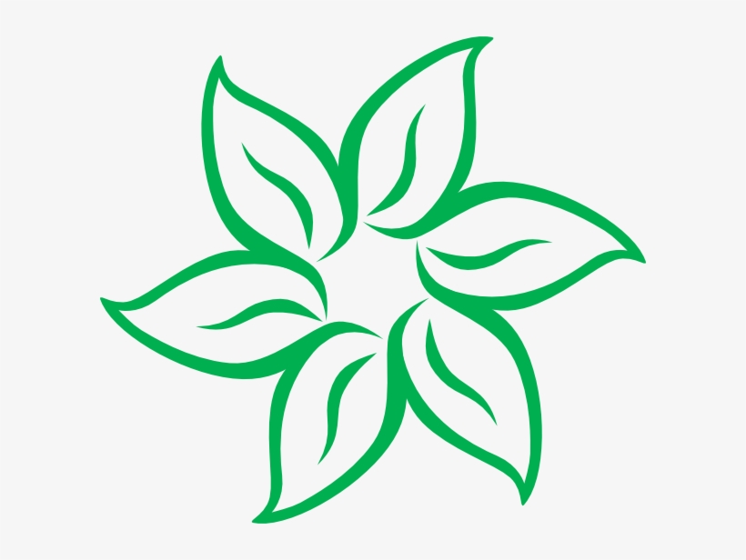 Flower Vector Green Png - 600x536 PNG Download - PNGkit