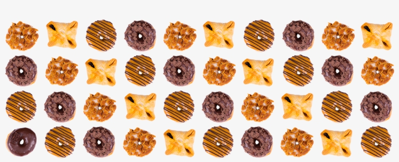 Nonocakes Pattern Doughnuts Pastry - Blue - 1125x400 PNG Download - PNGkit
