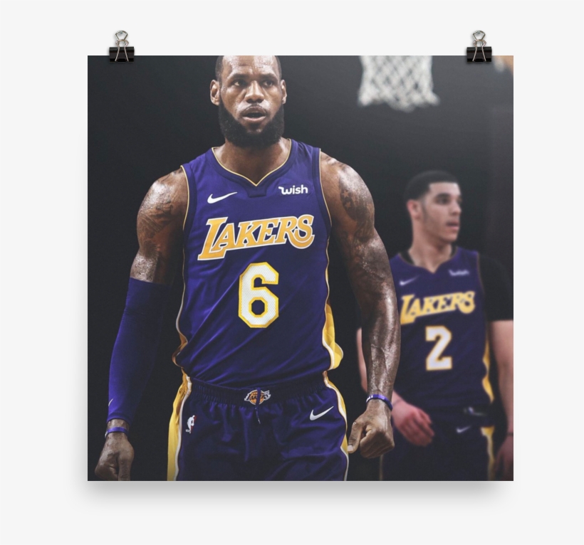Laker Lebron In Your Face - Lebron James La Lakers - 1000x1000 PNG ...